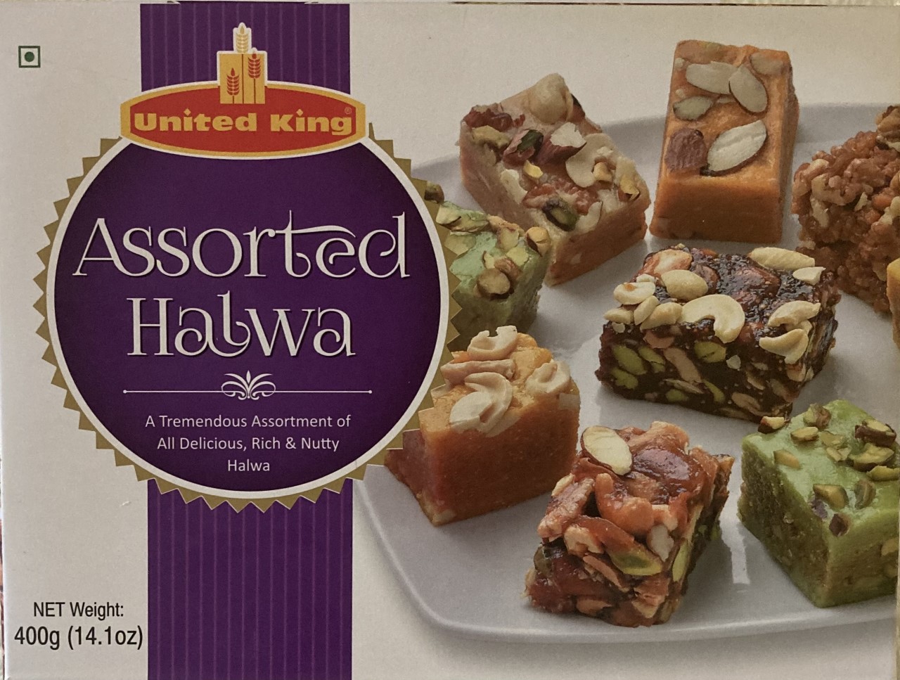 Madinah Market :: Groceries :: Sweets :: Frozen Sweets :: United King Assorted Halwa 14.1 oz